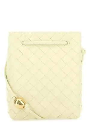 Bottega Veneta Leather Bucket Bag - Yellow