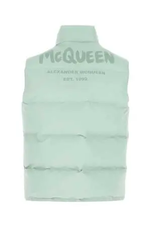 Alexander McQueen Sea Polyester Sleeveless Padded Jacket - Green