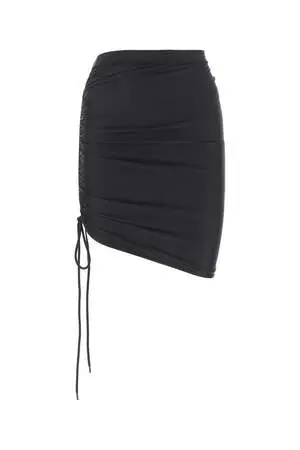 Balenciaga Stretch Nylon Skirt - Black