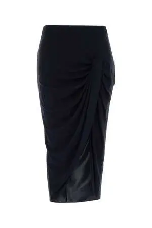 Stella McCartney Midnight Viscose Skirt - Blue