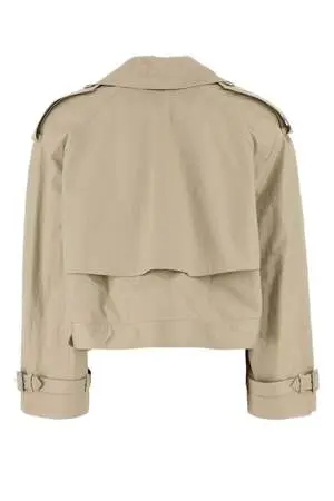 Stella McCartney Sand Cotton Trench Coat