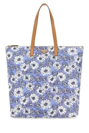 Prada Printed Re-nylon Shopping Bag