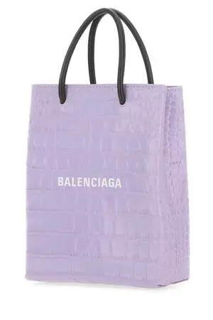 Balenciaga Leather Handbag - Purple