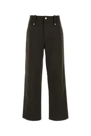 Burberry Cotton Wide-leg Pant - Brown
