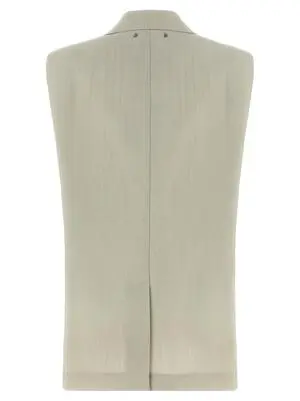 GOLDEN GOOSE Nicole Single-breasted Wool Blend Vest