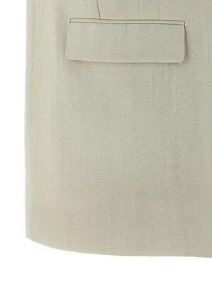 GOLDEN GOOSE Nicole Single-breasted Wool Blend Vest