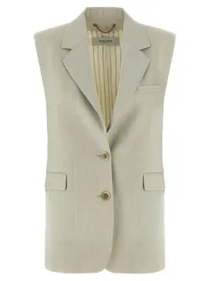 GOLDEN GOOSE Nicole Vest - Cream