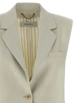 GOLDEN GOOSE Nicole Vest - Cream