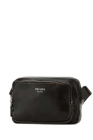 Prada Dark Nappa Leather Crossbody Bag