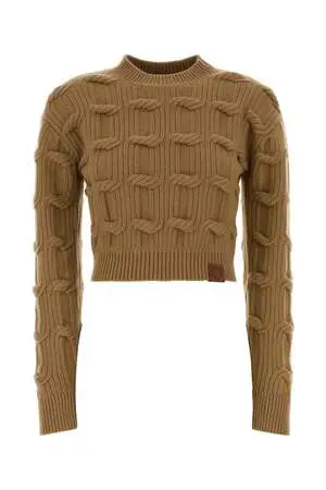 Stella McCartney Camel Wool Sweater - Brown