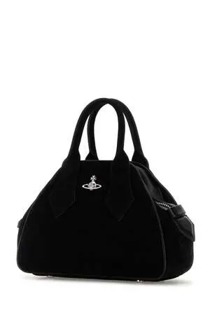 VIVIENNE WESTWOOD Suede Small Yasmine Handbag - Black