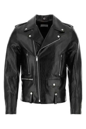 Saint Laurent Leather Jacket - Black