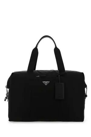 Prada Nylon Travel Bag - Black