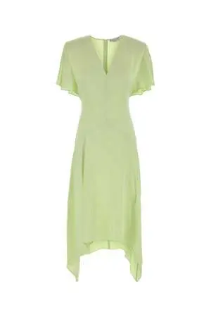 Stella McCartney Pastel Satin Dress - Green