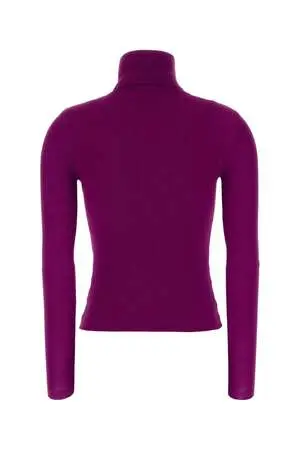 Saint Laurent Cashmere Blend Sweater - Purple