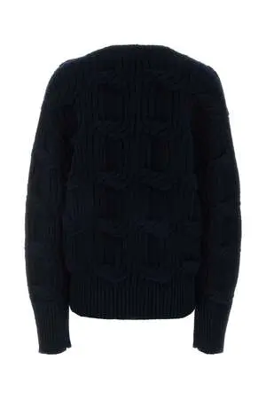 Stella McCartney Wool Cable Knit Sweater - Blue