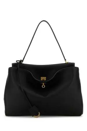 Balenciaga Leather Large Rodeo Handbag - Black