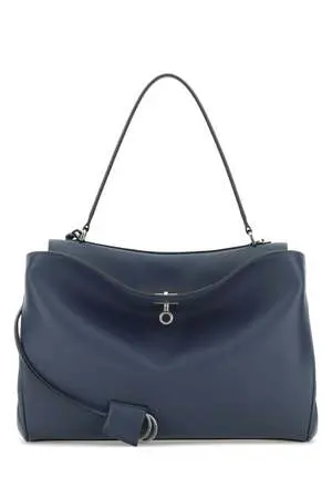 Balenciaga Air Force Leather Medium Rodeo Handbag - Blue