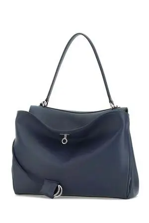 Balenciaga Air Force Leather Medium Rodeo Handbag - Blue