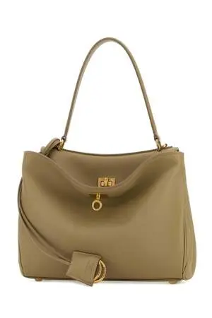 Balenciaga Sage Leather Small Rodeo Handbag - Green