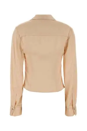 Blumarine Stretch Satin Blouse - Orange