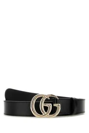Gucci GUCCI Leather Belt Black