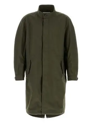 Givenchy Twisted Arm Cotton Parka - Green