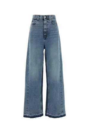 Stella McCartney Denim Wide-leg Jeans - Blue
