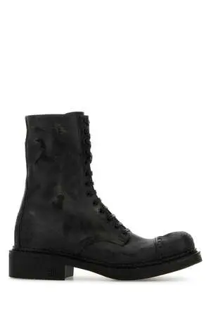 Miu Miu Leather Ankle Boots