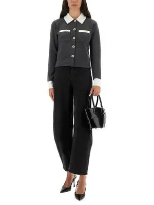 SELF-PORTRAIT Barrel Leg Jeans