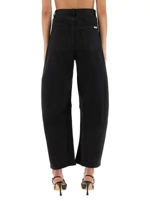SELF-PORTRAIT Barrel Leg Jeans