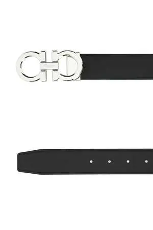 FERRAGAMO Leather Belt - Black