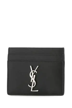 Saint Laurent Leather Card Holder