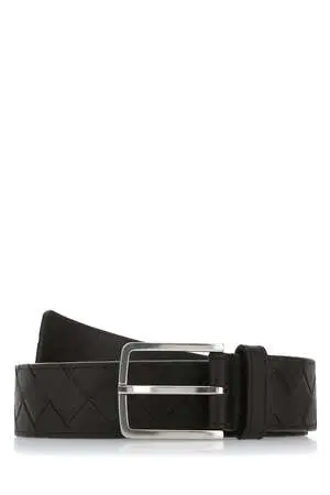 Bottega Veneta Woven Leather Belt - Brown