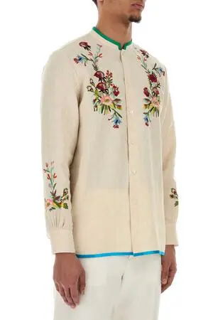 Valentino Garavani Ivory Linen Shirt