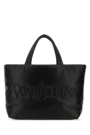 Saint Laurent Nappa Leather Shopping Bag - Black