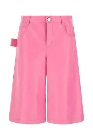 Bottega Veneta Nappa Leather Bermuda Shorts - Pink