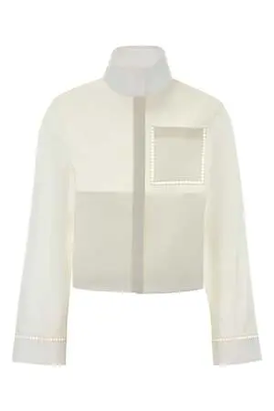 Alaïa Poplin Shirt - White