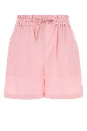 Burberry Embroidered Poplin Shorts - Multicolor