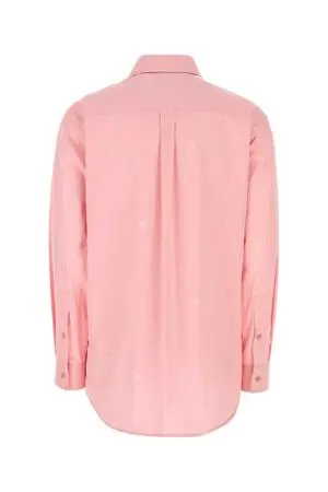 Burberry Embroidered Poplin Shirt - Multicolor