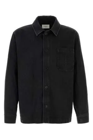 Saint Laurent Denim Overshirt - Black