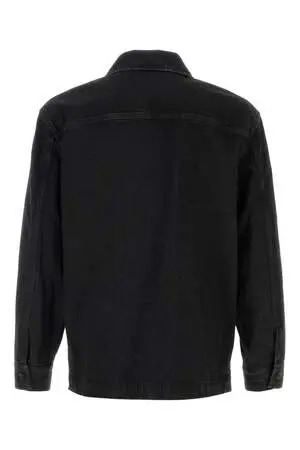 Saint Laurent Denim Overshirt - Black