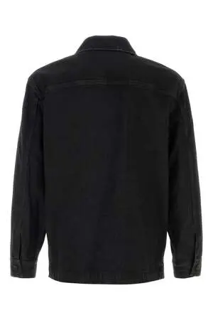 Saint Laurent Denim Overshirt - Black