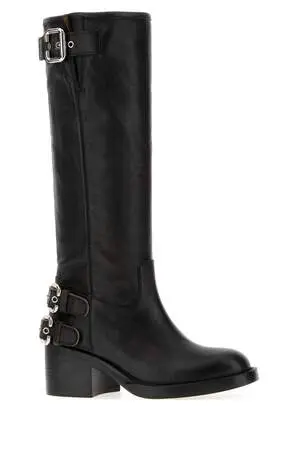 Chloé Dakota Leather Boots - Black