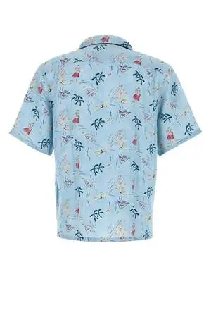 Prada Printed Satin Shirt
