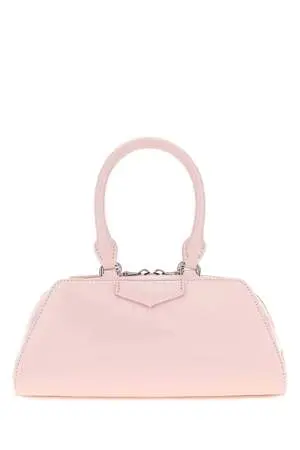 Givenchy GIVENCHY Leather Mini Antigona East-West Handbag Pink