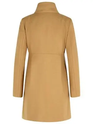 FAY Beige Wool Blend Coat - Cream