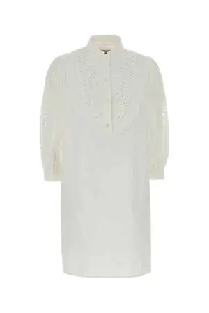 Valentino Garavani Poplin Shirt Dress - White