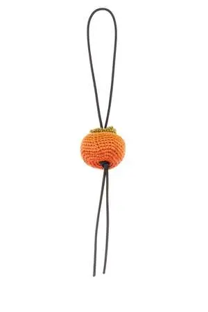 JW Anderson Crochet Persimmon Charm - Orange