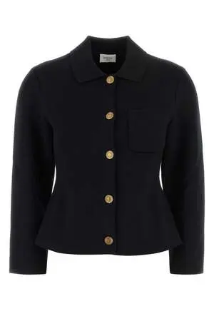 Saint Laurent Wool Cardigan - Black